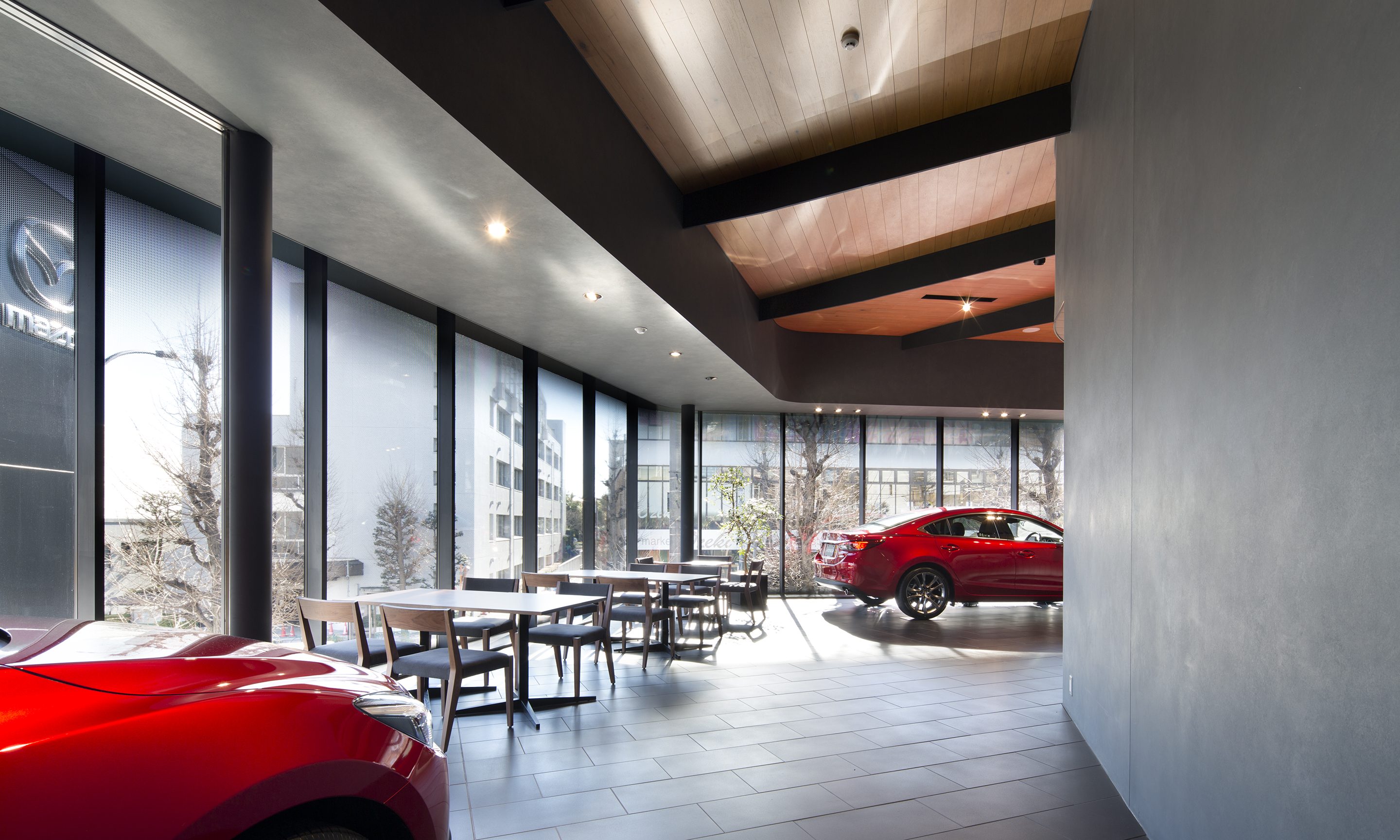 Mazda Showroom in MEGURO HIMONYA | SUPPOSE DESIGN OFFICE